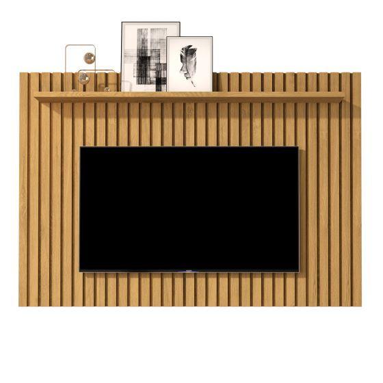 Painel Suspenso Home TV Até 72 Polegadas Prateleira Ripado Classic 1.6 - LOJAS PRIMELAR - Painel ...