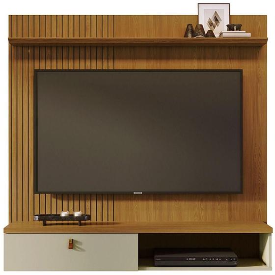 Painel Suspenso Para Tv 55 Polegadas 1 Porta Basculante Isis Cumaru/opala - MADETEC MOVEIS ...