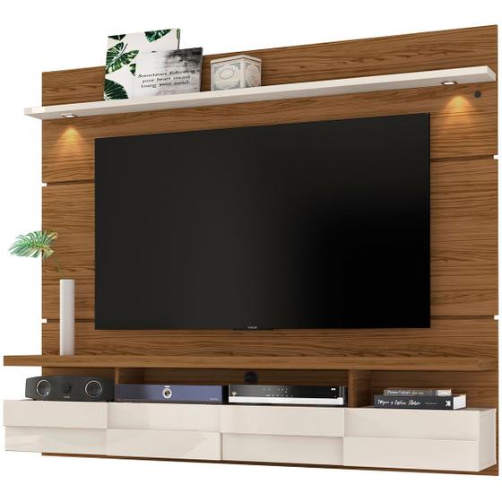 Painel Suspenso para Tv 60 Polegadas com 2 Portas Alana 1.8 - Madetec - Rack com Painel ...
