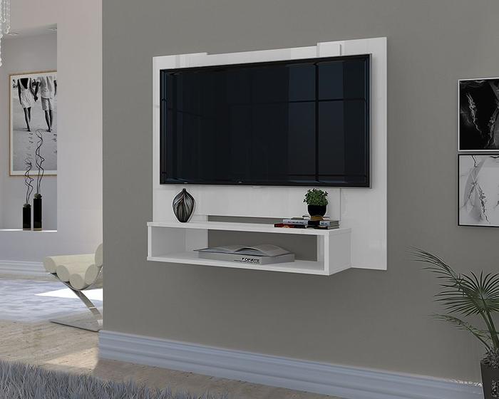Painel Suspenso Para Tv até 50 Polegadas Com Nicho Sala estar quarto ...