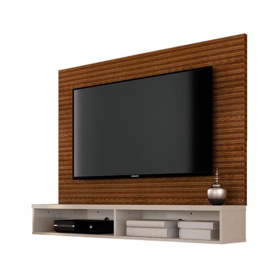 Painel Suspenso Tv 50 à 55" Quebec Freijó Ripado/of - Móveis Arapongas ...