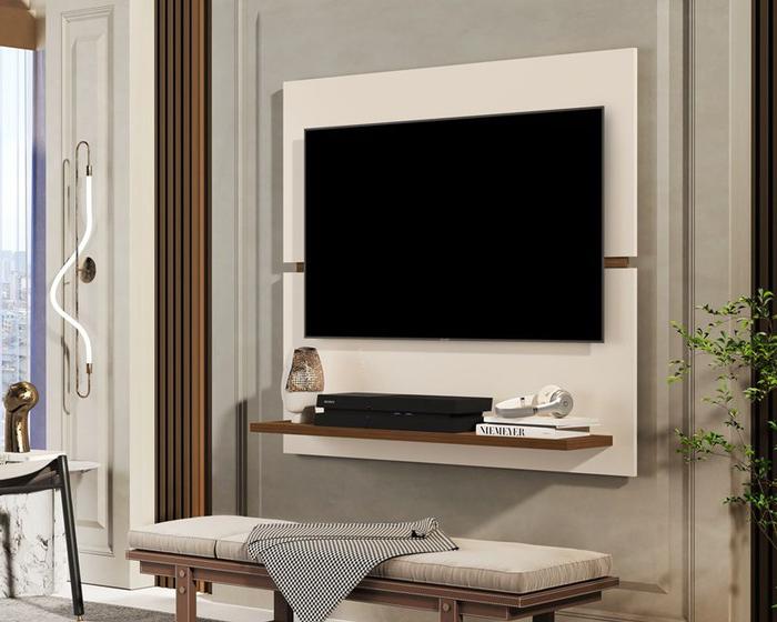 Painel Tokio Para Tv Até 32 Polegadas Off White Freijó - DULLAR Móveis - Painel para TV ...
