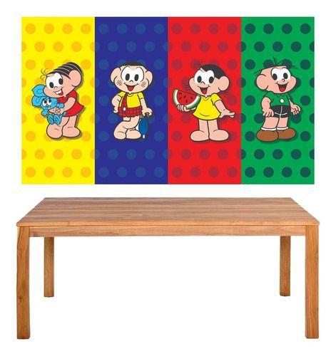 Painel Turma Da Monica Festa Banner 150x100cm - BLUE MOON - Painel de ...