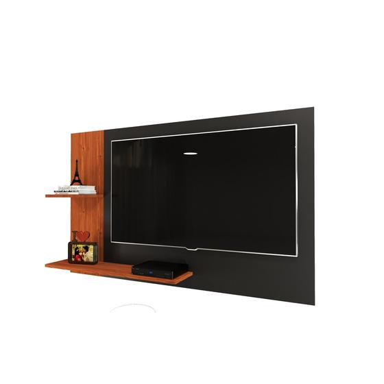 Painel Tv 32 Polegadas Smart Plus Quartosala Fox Preto-Natur - Quality Móveis - Painel para TV ...