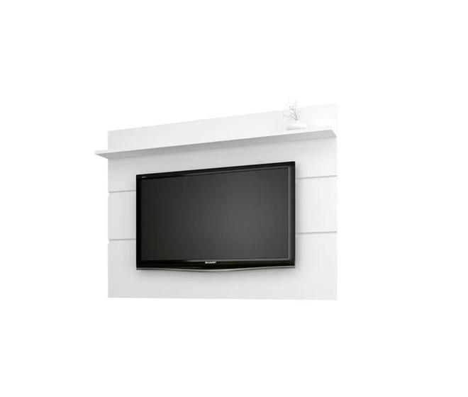 Painel Vivare 1.6 Branco Acetinado Germai Móveis - Painel para TV ...