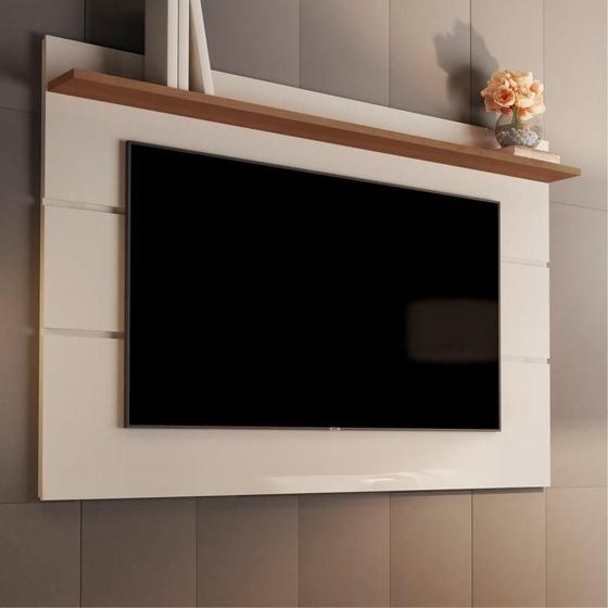 Painel Vivare 1.6 Novo Off White Freijo Germai Giga Móveis - Painel ...