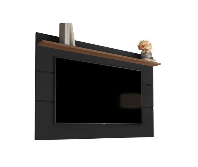 Painel Vivare 1.8 Black/Freijó Germai Móveis - Painel para TV ...