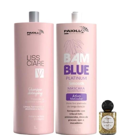 Paiolla Bam Blue Platinum Reconstrutor 2x1Litro + Óleo - Paiolla ...