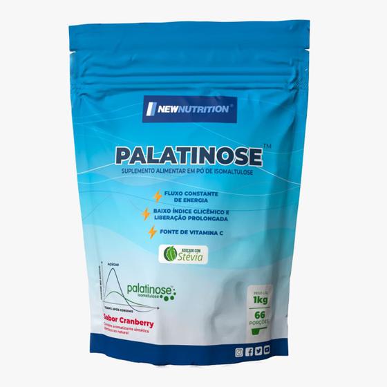 Palatinose 1kg Isomaltulose Carboidrato - New Nutrition - Newnutrition - Palatinose - Magazine Luiza