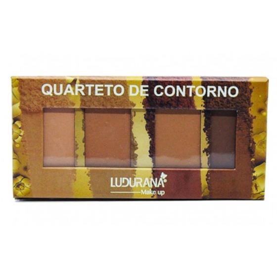 Paleta De Contorno Facial Quarteto Ludurana COD: B00033 - Contorno ...