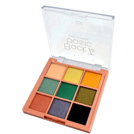 Paleta de Sombras Jasmyne Back to Basic Versátil Cor A - Paleta de ...