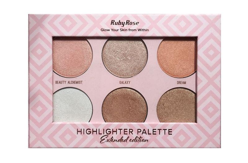Paleta Iluminador Highlighter Palette Ruby Rose Hb7501 - Iluminador ...