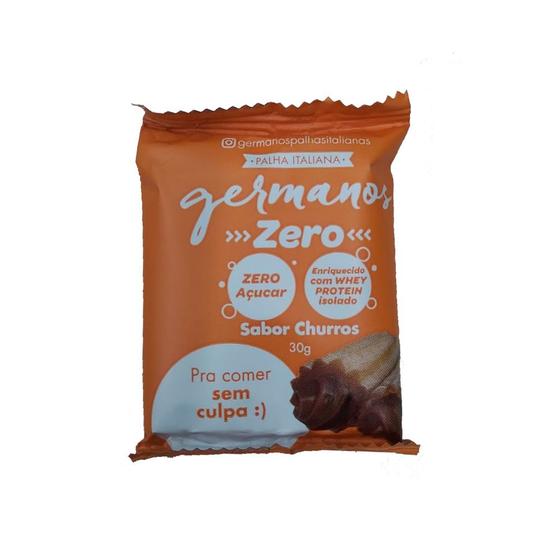 Palha Italiana Zero Açúcar Sabor Churros com Whey Protein Isolado ...