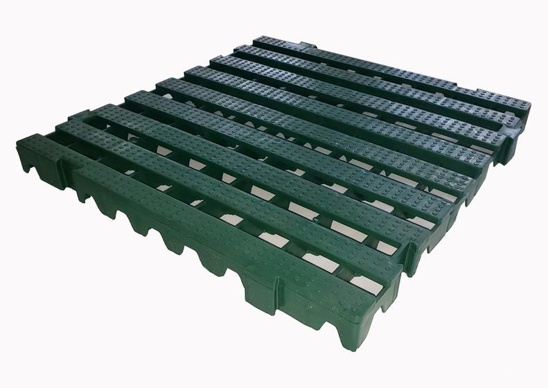 Pallet Plástico 4,5 x 50x50 Verde - Estrado Deck Piso - Contrapiso ...