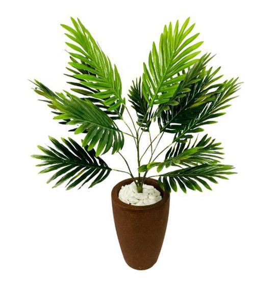 Palmeira Artificial Coqueiro Com Vaso Polietileno Marrom - Minha Casa ...