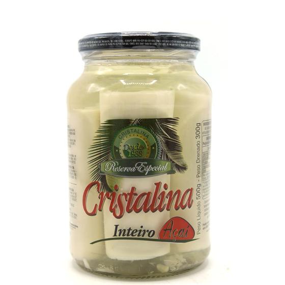 Palmito Açaí Inteiro Reserva Especial Cristalina 500g - Palmito ...