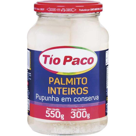 Palmito Inteiro Tio Paco 300g-Vd - Palmito - Magazine Luiza