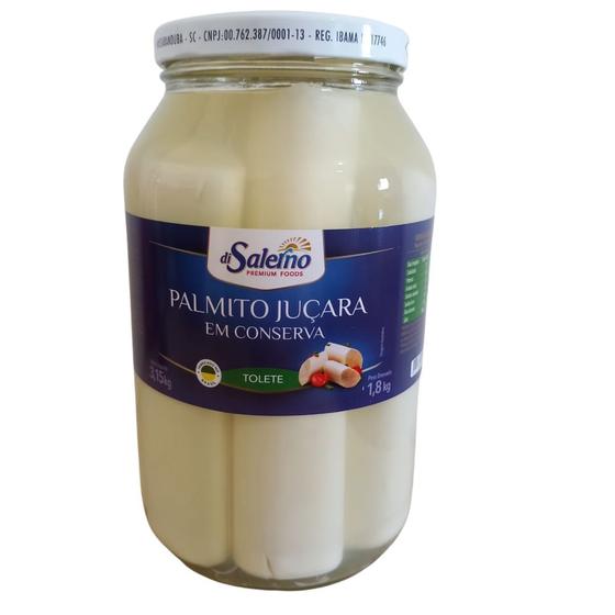 Palmito Juçara Em Conserva Tolete Di Salerno Drenado 1,8kg - Palmito ...