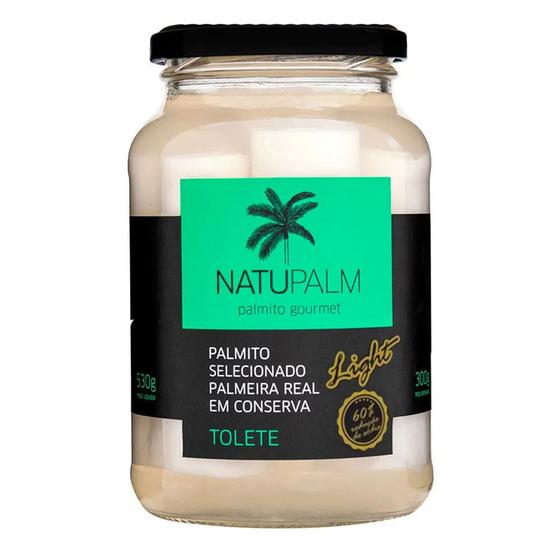 Palmito Palmeira Real Light em Conserva Natupalm 530g - Palmito ...