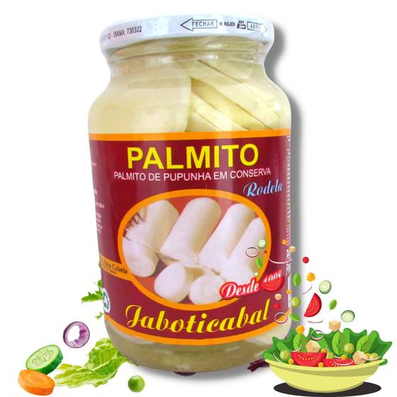 Palmito Pupunha em Conserva Jaboticabal Cortado Rodela - Palmito ...
