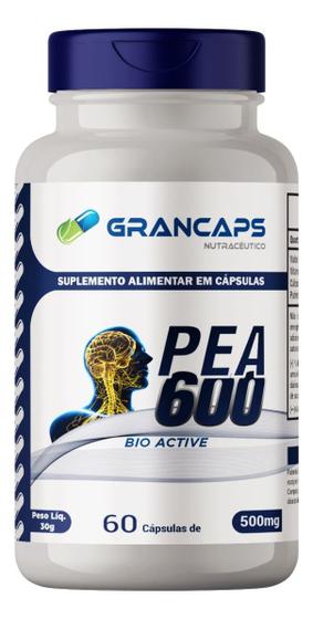 Palmitoiletanolamida- Pea 600- Bio Active- 600mg-60 Cáps - Grancaps ...