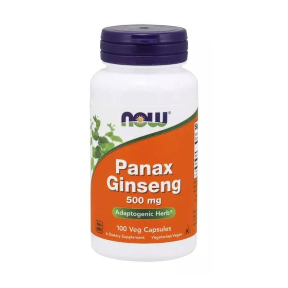 Panax Ginseng 500 mg (100 Cápsulas) - NOW Foods - Fitoterápicos e ...