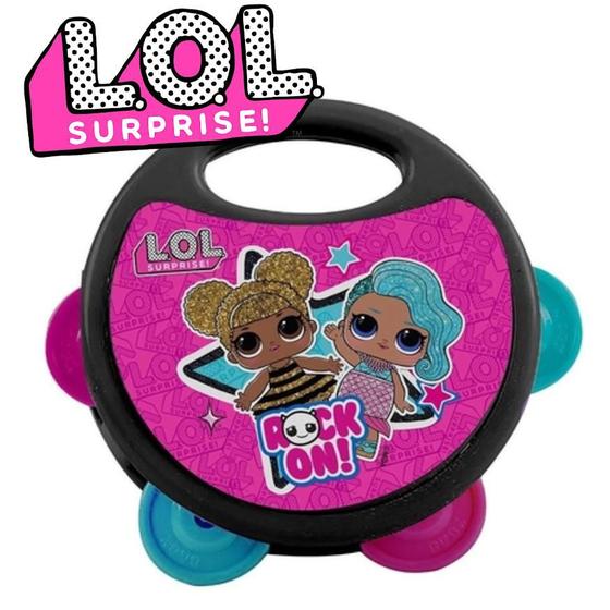 Pandeiro LOL Surprise Instrumento Musical de Brinquedo Infantil ...
