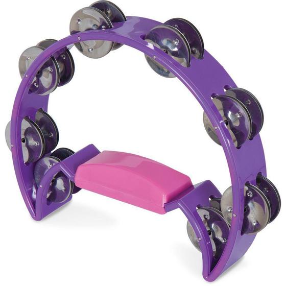 Pandeiro Meia Lua Pro Fire Spanking Roxo Lilás - Pandeiro de Brinquedo ...