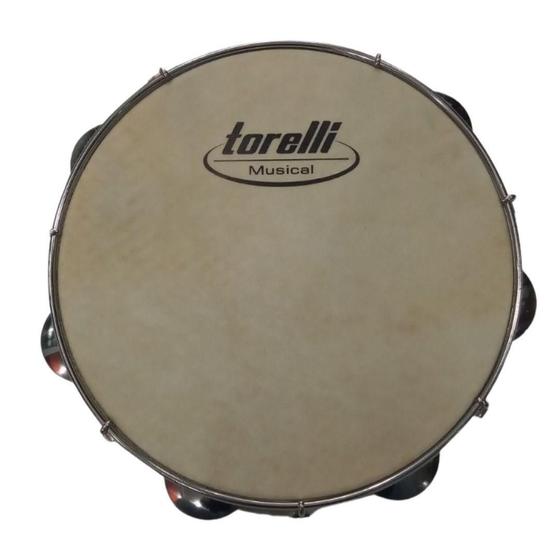 Pandeiro Torelli 10 Formica Natural Capoeira Couro TP340 - Pandeiro - Magazine Luiza
