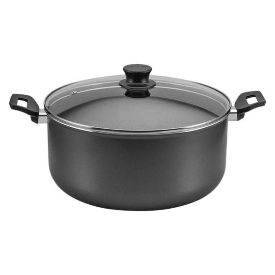 Panela Caçarola restaurate 28cm Antiaderente c/ tampa vidro - Panelux ...