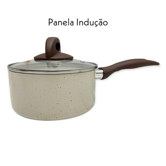 Panela Com Tampa Indução 1,2L Vanilla Brinox - Panelas - Magazine Luiza