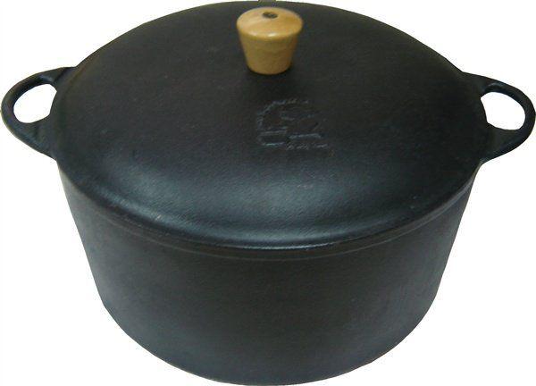 Panela de Ferro Fundido 220mm x 11cm - 3,4L Nonna / Vovó - Panela Ferro ...