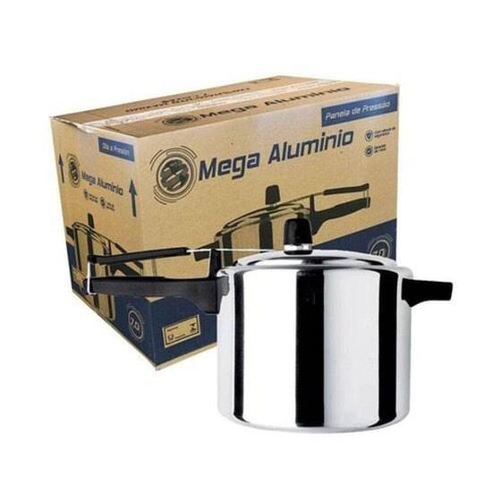Panela de Pressão 7 Litros Polida Mega Alumínio - Panela de Pressão - Magazine Luiza