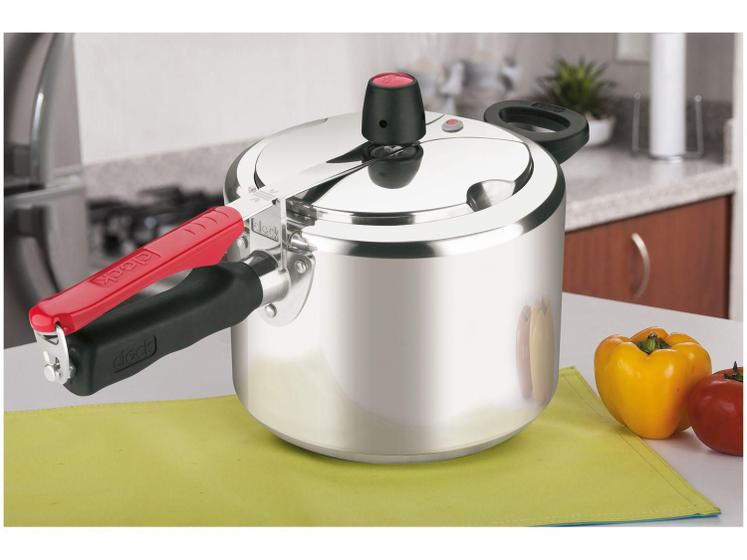 Panela de Pressão Clock Original Polida 4,5L - com Fechamento Interno ...
