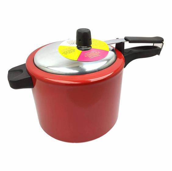 Panela De Pressão Com Válvula De Segurança Aluminio Fechamento Externo ...