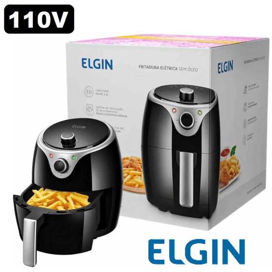 Panela Fritadeira Elétrica Sem Óleo Airfryer Elgin Flash Fryer 127v ...