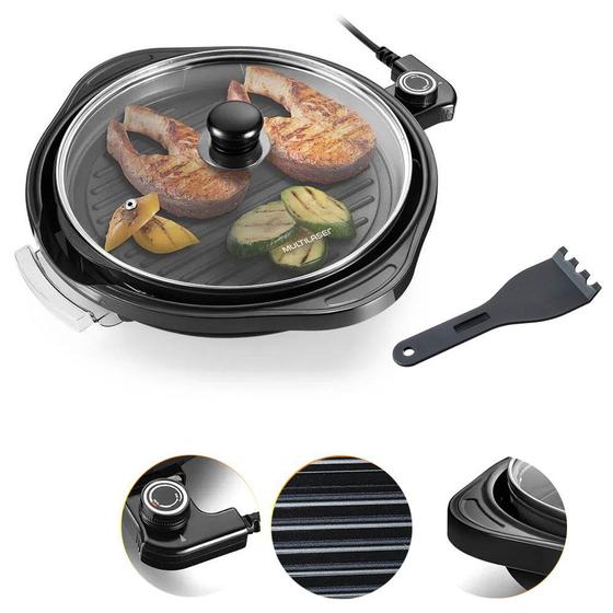 Panela Grill Antiaderente Grelha 30cm Com Coletor Gordura - Multilaser ...