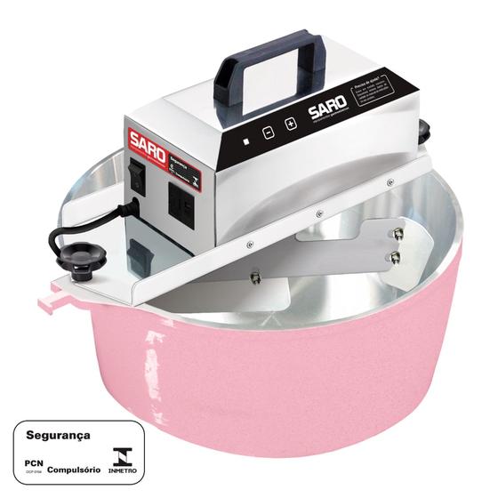 Panela Mexedora De Doces E Salgados 10L Rosa - SARO - Panela Elétrica e Acessórios - Magazine Luiza