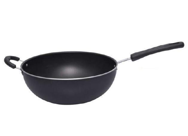 Panela Wok Antiaderente Grande Profissional 28Cm Docesar - Panela Wok ...
