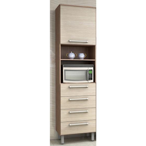 Paneleiro Para Cozinha 1p 4gv Microondas Evolution Noce Bronze 5134.75 ...