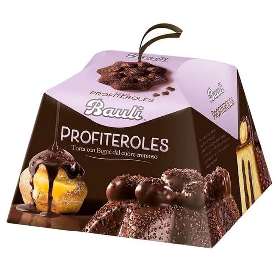 Panetone Chocolate Profiteroles Italiano Bauli 750g - Panetone ...