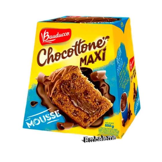 Panetone de chocolate chocotone mousse 500G Bauducco - Chocotone ...