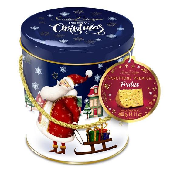 Panetone Frutas Premium Lata Decorativa 400g Santa Edwiges - Panetone ...