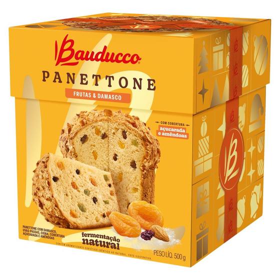 Panettone Bauducco Frutas e Damasco 500g - Panetone - Magazine Luiza