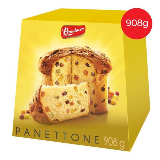 Panettone Frutas Bauducco 908g - Panetone - Magazine Luiza