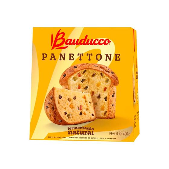 Panettone Tradicional Frutas 400g - Bauducco - Panetone - Magazine Luiza