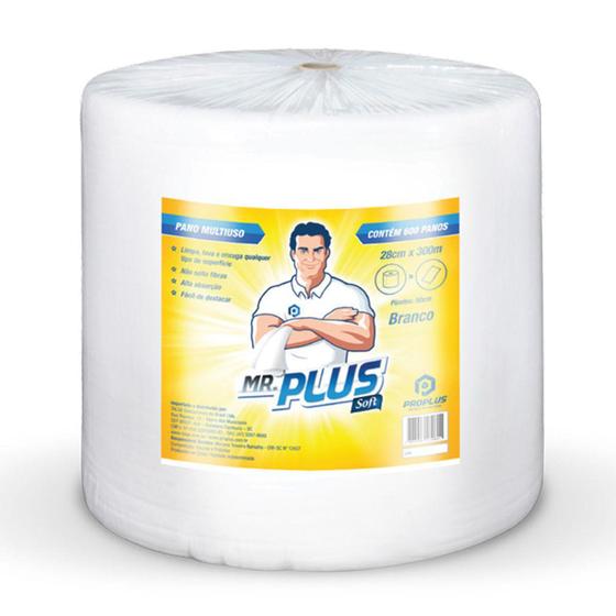 Pano Multiuso 20cm Rolo 600un Para Limpeza BRANCO - Talge - Pano ...