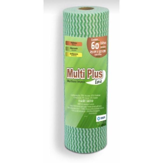 Pano Multiuso Multi Plus - 29cm X 30m - 60 Folhas - Verde - MultiPlus ...