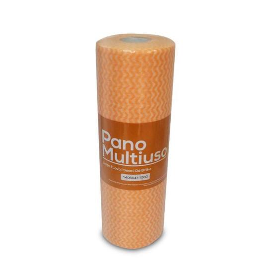 Pano Multiuso Rolo Com 30Cm X 30Mt Picotado - Nobre Laranja - Pano ...