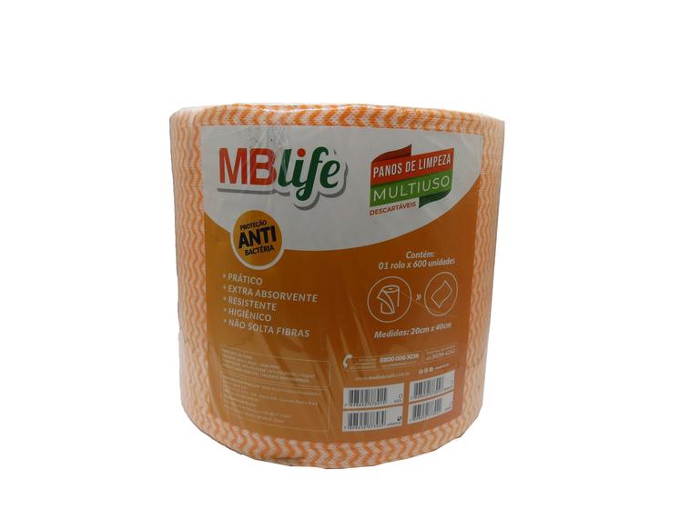 Pano Multiuso Rolo Perfex 240mx20cm - 600 Panos Medix - Pano - Magazine Luiza